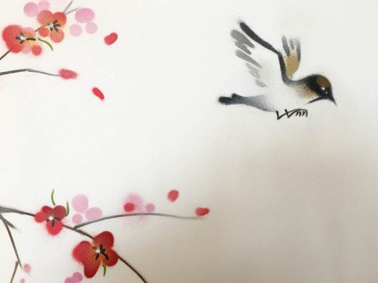 Cherry Blossom Graffiti mural « Peaceful Progress « Peaceful Progress ...